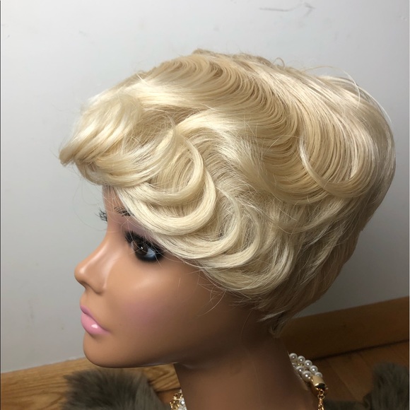 Accessories | Ava Li 613 Platinum Blonde Short Full Cap Wig New | Poshmark